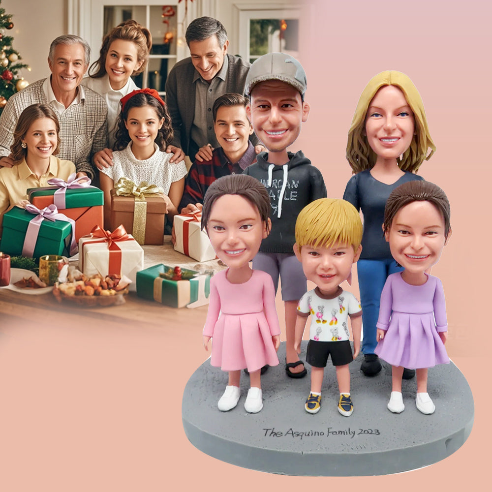 Custom Family Bobblehead Figures - Cool and Special Gifts for Your ...
