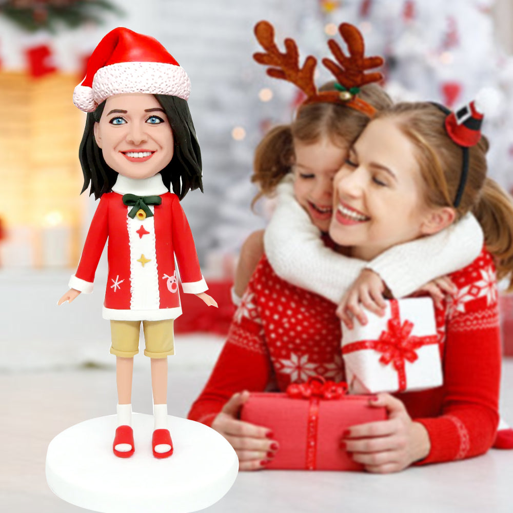Personalized Bobble Heads Sculpted From Pictures as Christmas Gifts ...