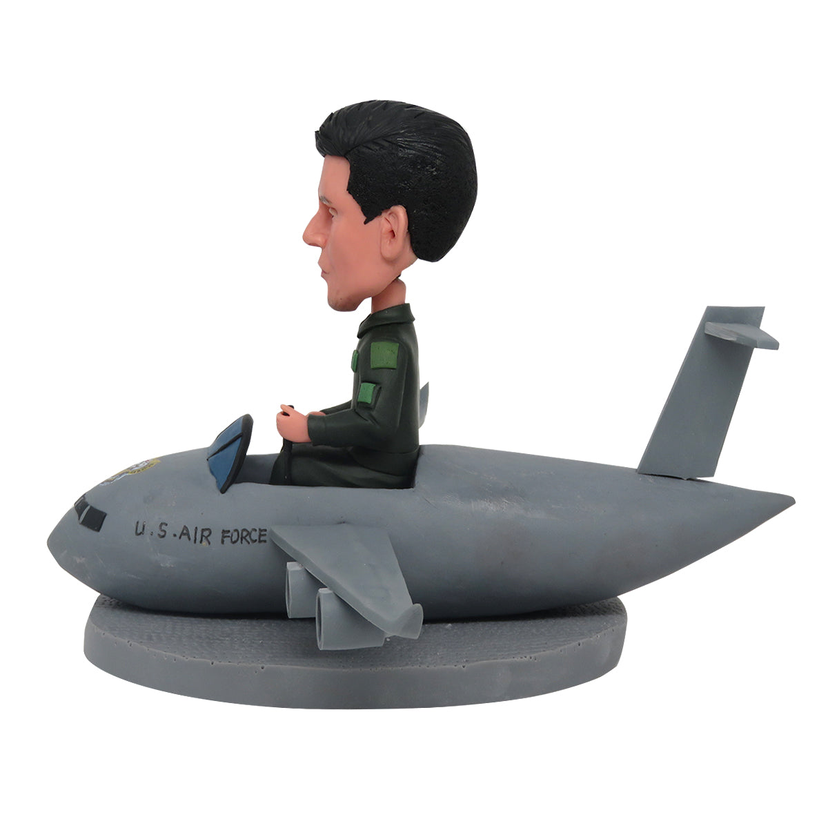 Custom Captain Bobblehead with Fighter - Best Gifts For Men – BobbleGifts