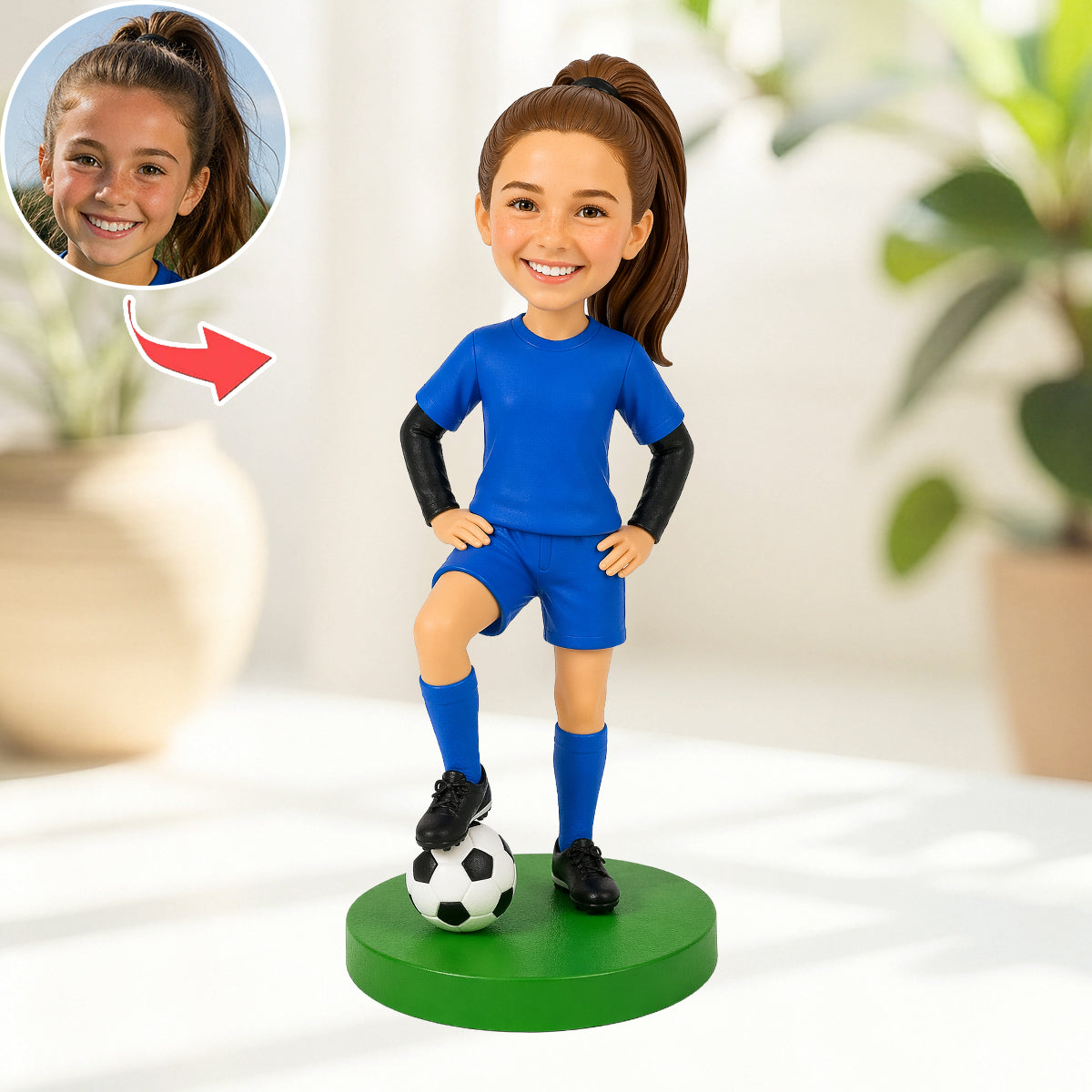 Bobblegifts Custom Kids Soccer Bobblehead from Photo – Personalized ...