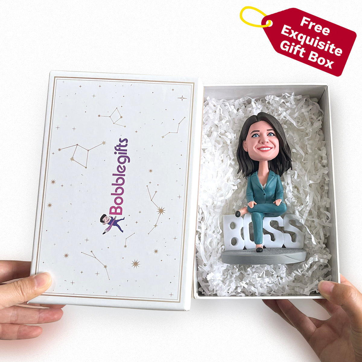 Personalized Custom WORLD BEST LADY BOSS Bobblehead Doll – BobbleGifts