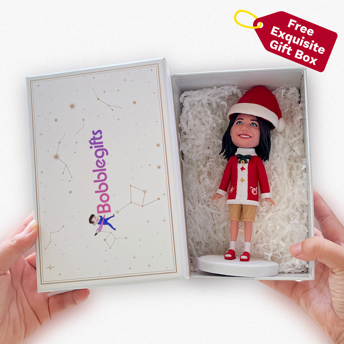 Custom Bobblehead Surprise Christmas Gift From Photo Online – BobbleGifts