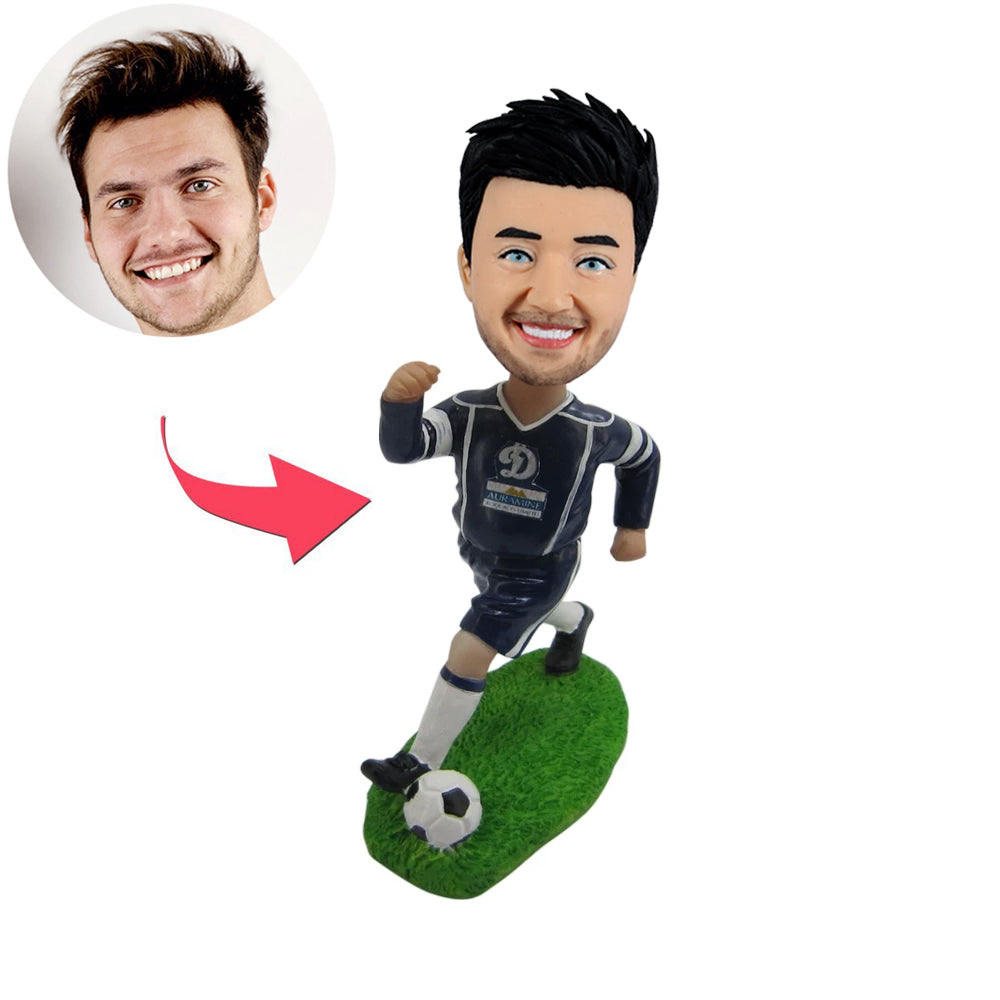Personalised Custom Football Player Bobbleheads From Photos – BobbleGifts