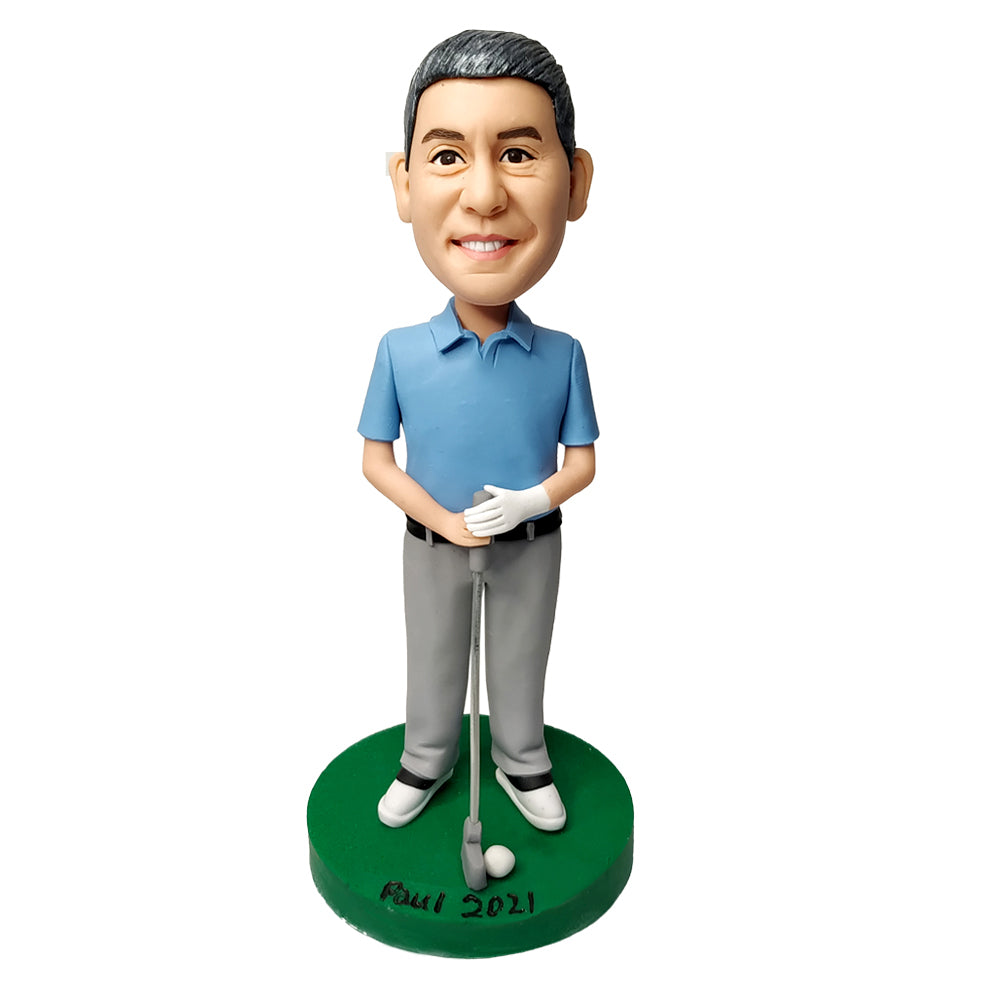 Personalized Golf Man Custom Bobblehead - Gift for Boss – BobbleGifts