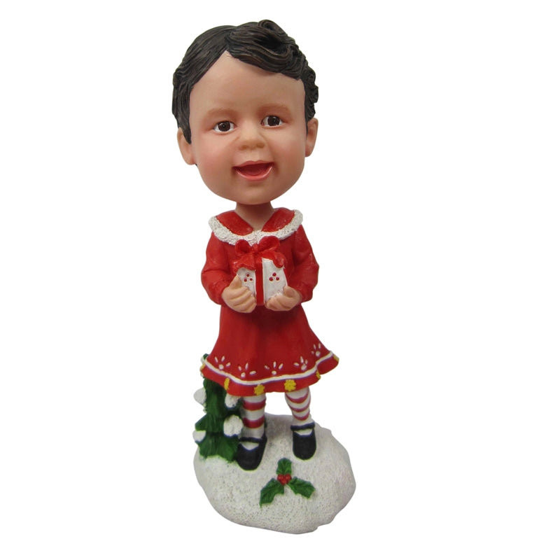 Personalized Custom Kids Christmas Bobblehead - Gift for Children ...
