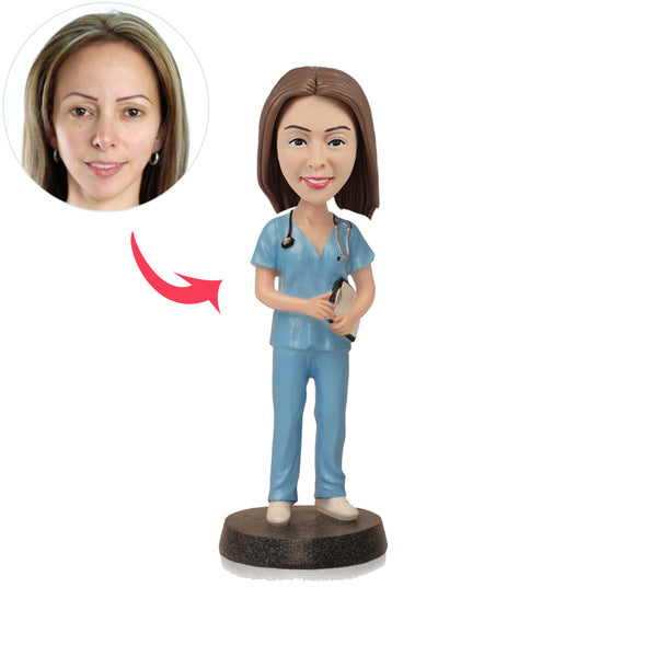 Personalized Nurse Bobblehead Figures Based on Her Photos - Perfect ...
