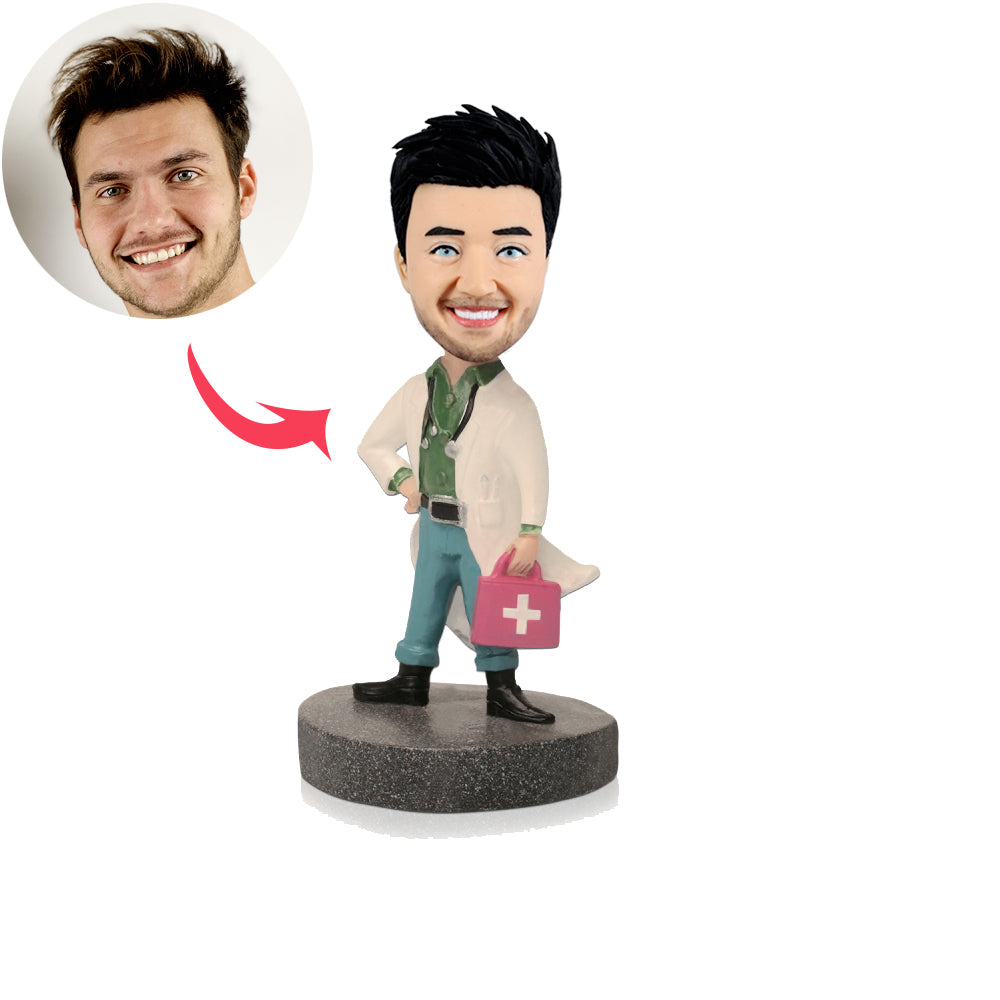 Personalized Doctor Custom Bobbleheads From Him Photos - Christmas ...