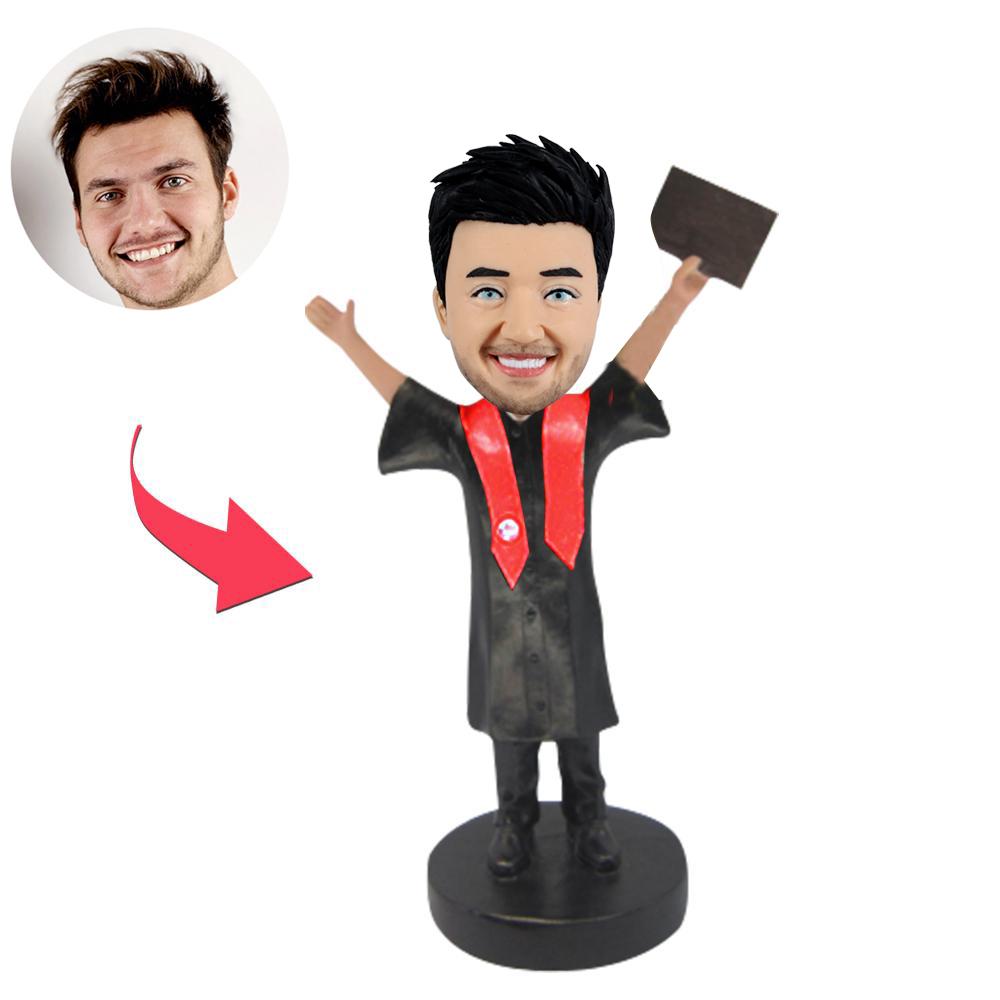 Custom Happy Graduation Bobblehead Figures - Graduation Gift Ideas ...