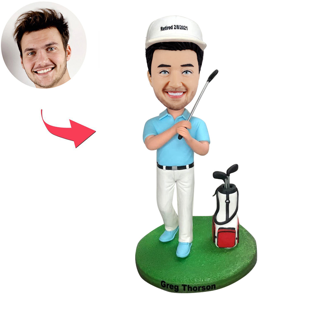 Custom Bobblehead Golf Gifts For Boss - Best Golf Gifts For Men ...