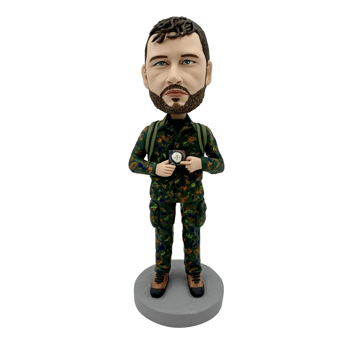 Custom Camouflage Bobblehead for Soldier From His Photos Online ...